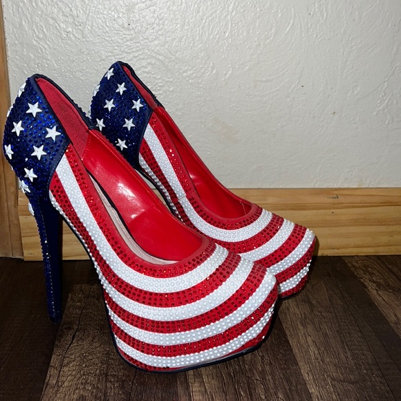 Alba | Shoes | American Flag Stilettos | Poshmark